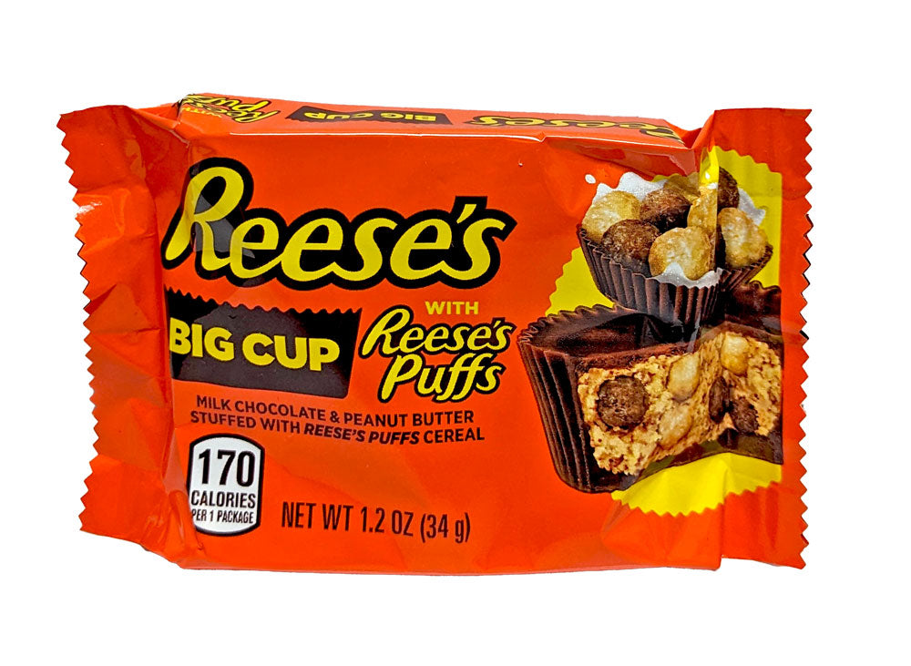 Reese's Big Cup with Reese's Puffs Peanut Butter Cup 1.2oz Cup — b.a ...