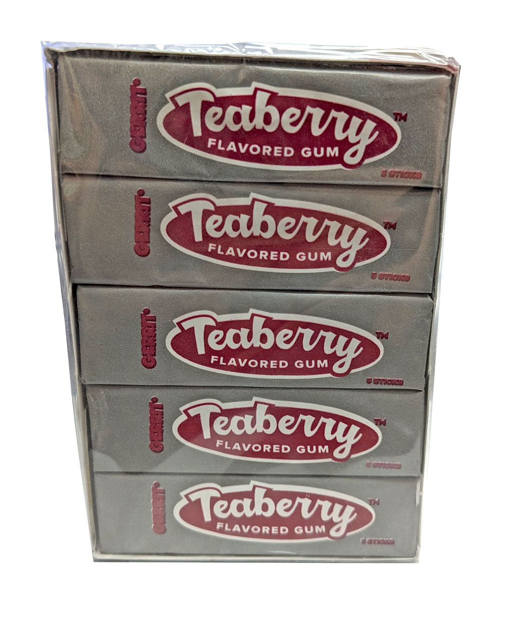 Teaberry Gum 5 Stick Pack or 20 Count Box — b.a. Sweetie Candy Store