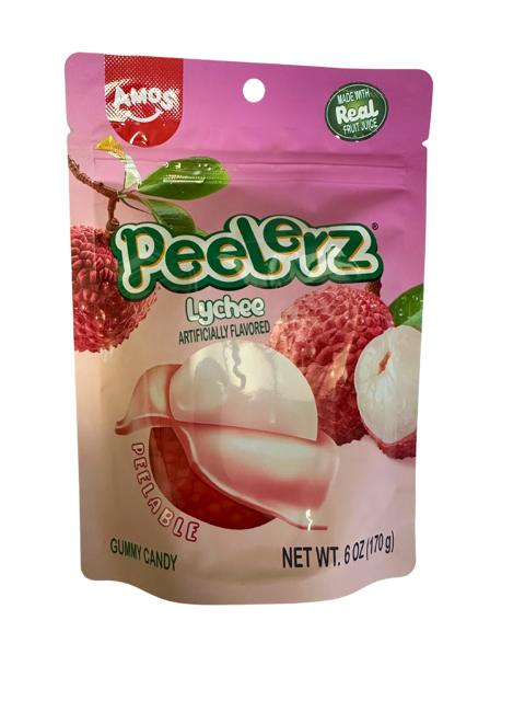 Peelerz 6oz bag Gummy Lychee — b.a. Sweetie Candy Store