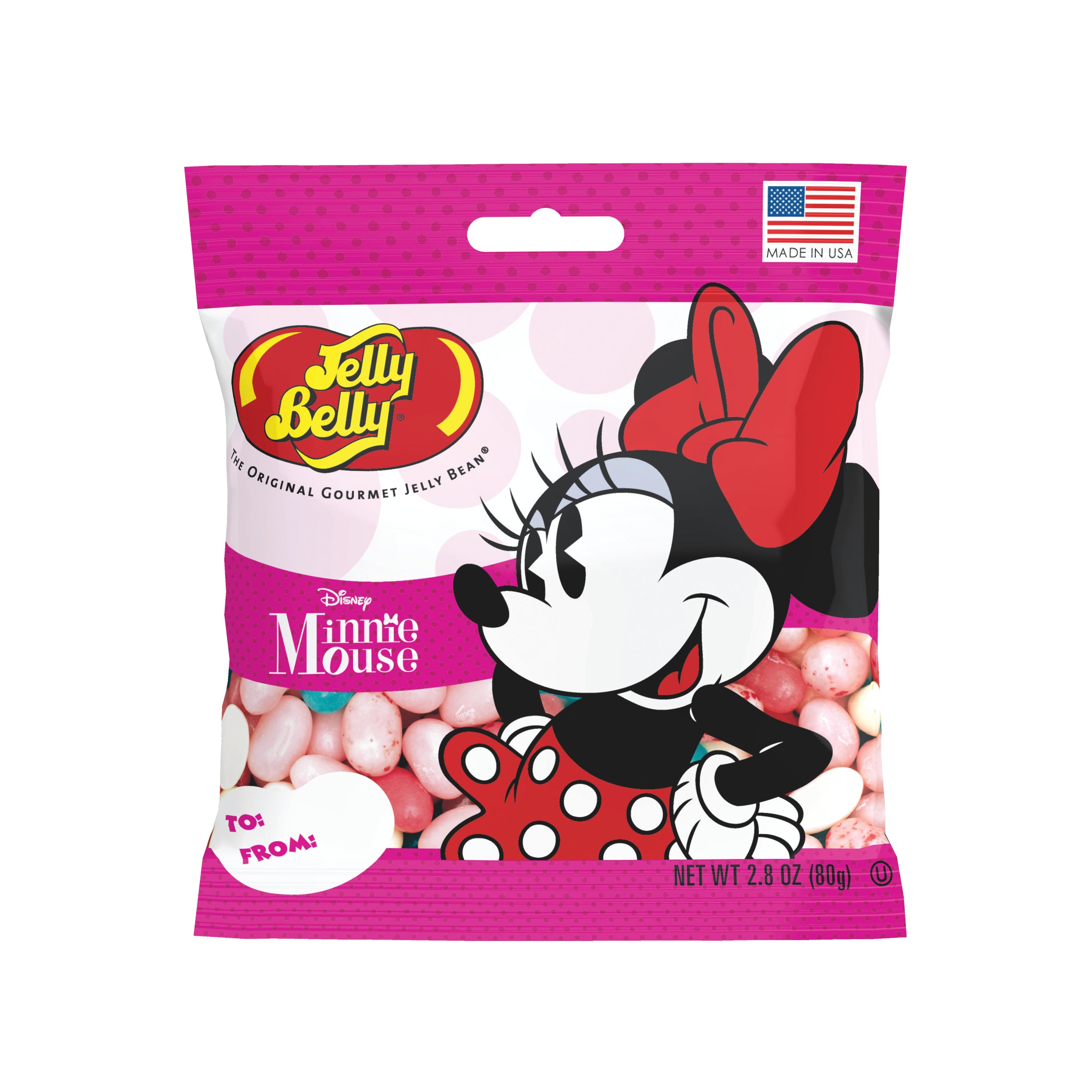 DISCONTINUED ITEM - Jelly Belly Minnie Mouse 2.8oz Bag — b.a. Sweetie ...