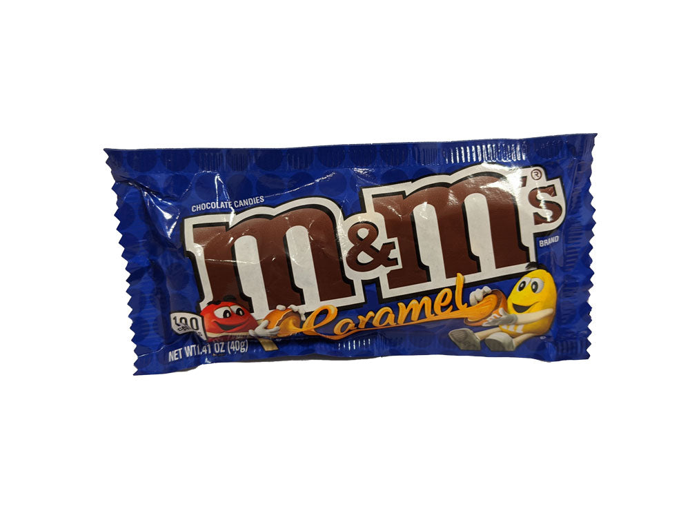 M & M Milk Chocolate Caramel 1.41oz Bag or 24 Count Box — b.a. Sweetie ...