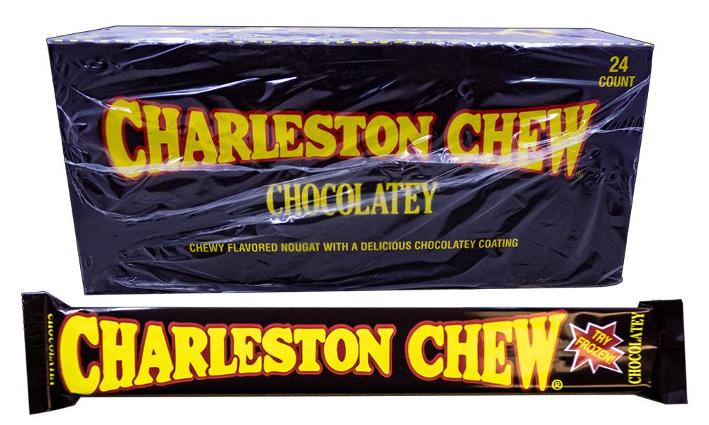 Charleston Chew Chocolate 1.875oz Bar or 24 Count Box — b.a. Sweetie ...