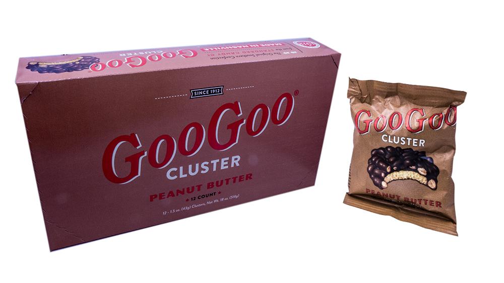 Goo Goo Cluster Peanut Butter 1.5oz Candy Bar or 12 Count Box — b.a ...