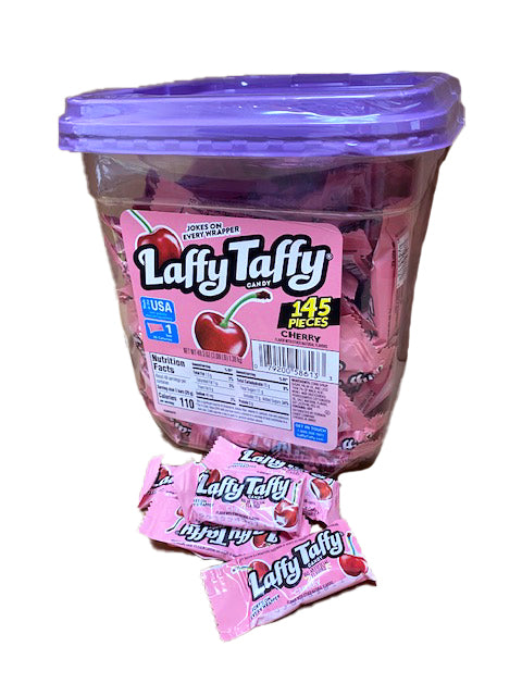 DISCONTINUED ITEM - Laffy Taffy Cherry .3oz Piece or 145 Count Jar — b ...