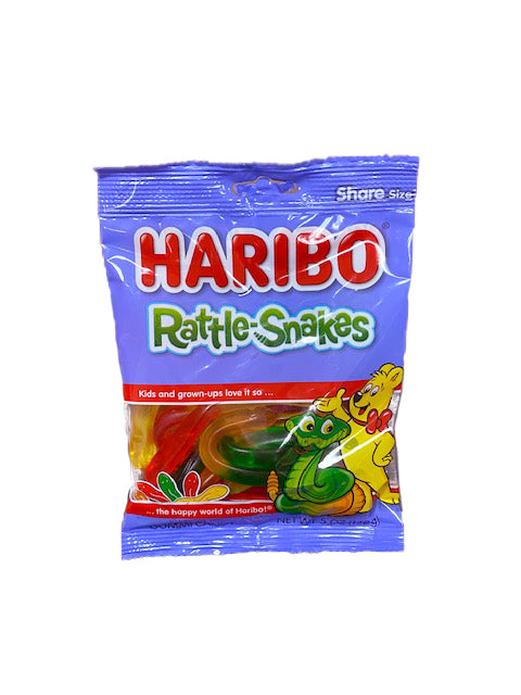 DISCONTINUED ITEM - Haribo Rattlesnakes 5oz Bag or 12 Count Box — b.a ...