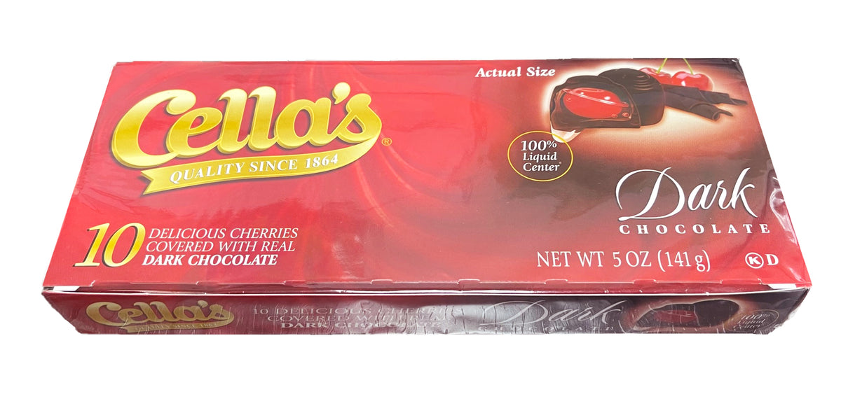 Cella's Dark Chocolate Covered Cherries 5oz Gift Box — b.a. Sweetie ...