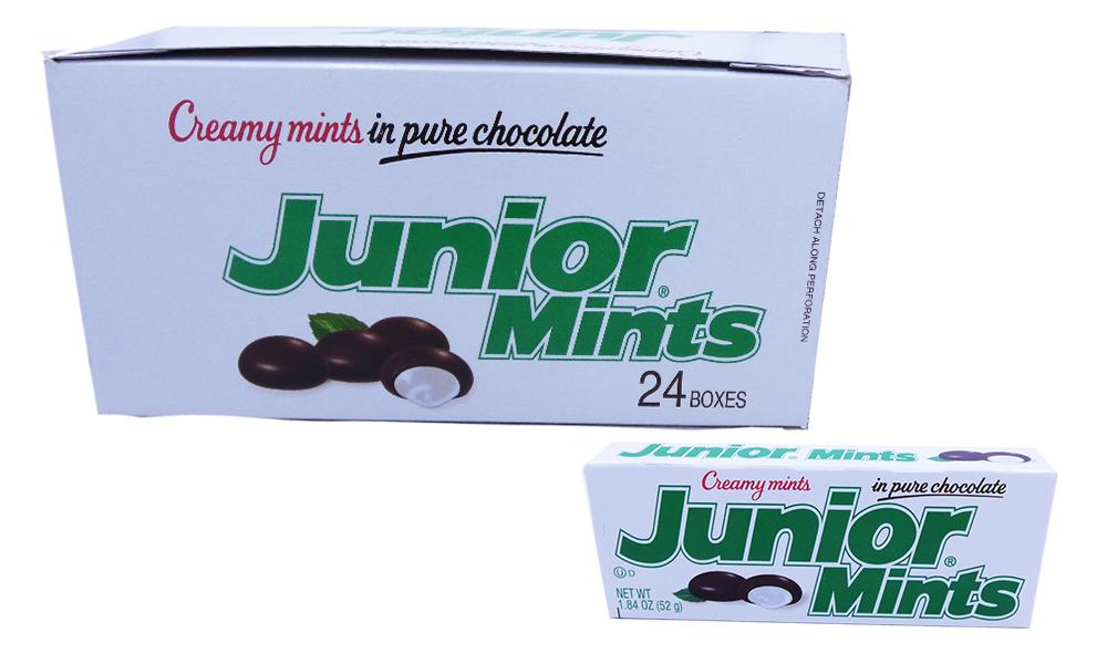 Junior Mints 1.84oz or 24 Count Box — b.a. Sweetie Candy Store