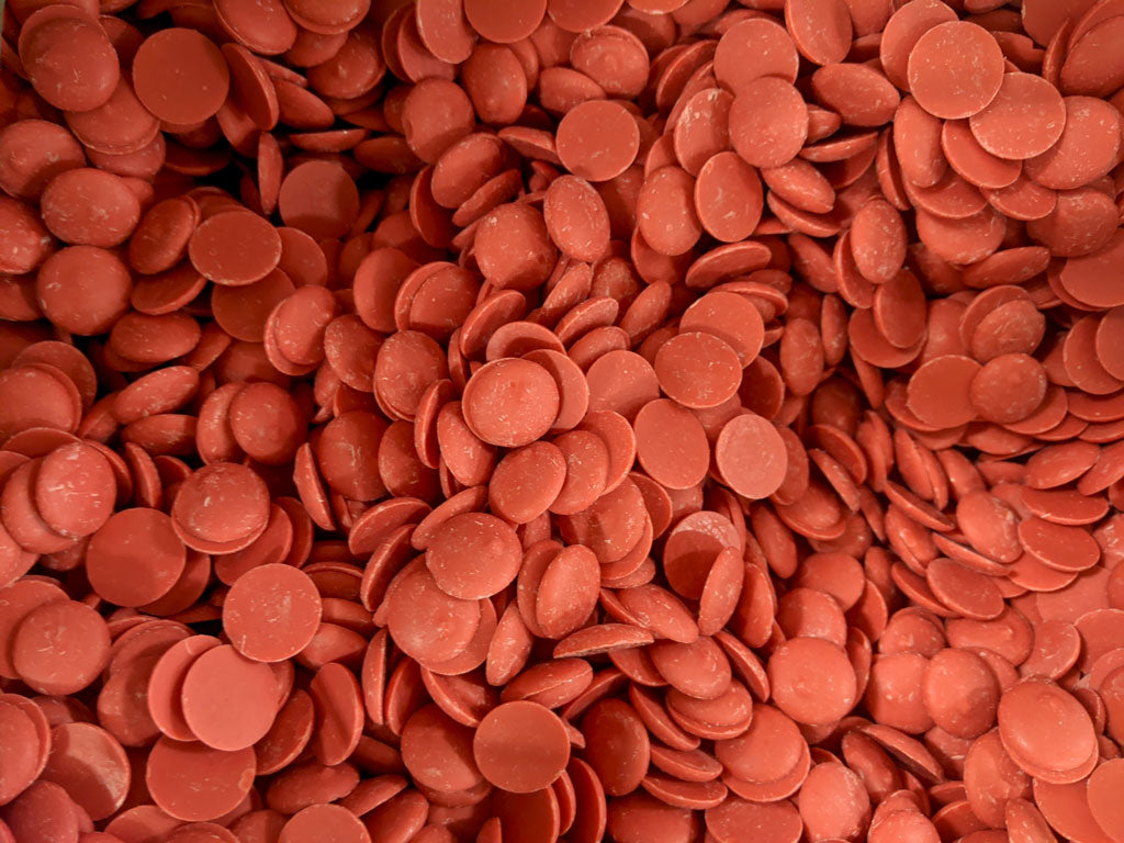 Melting Wafers Red Chocolate 1lb — b.a. Sweetie Candy Store