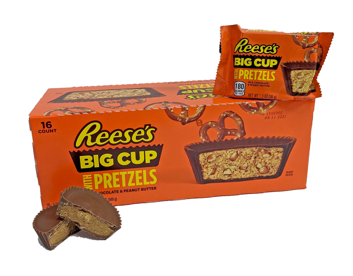 DISCONTINUED ITEM - Reese's Big Cup with Pretzels Peanut Butter Cup 1 ...