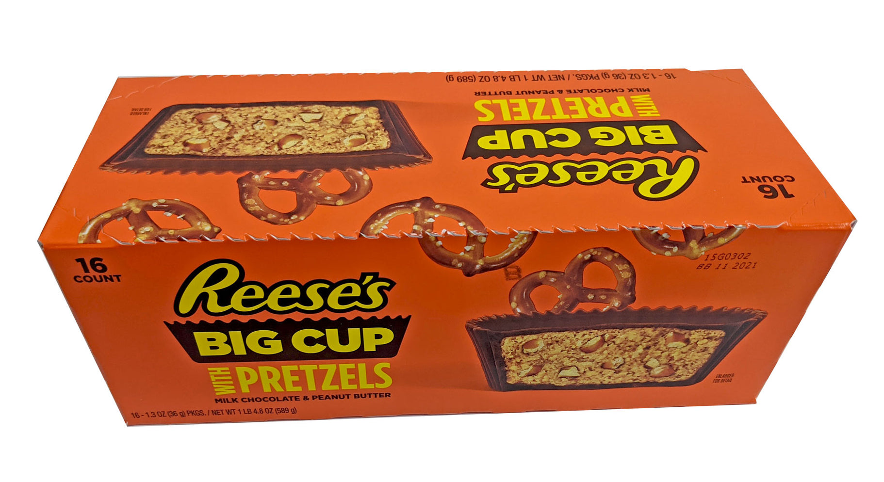 DISCONTINUED ITEM - Reese's Big Cup with Pretzels Peanut Butter Cup 1 ...