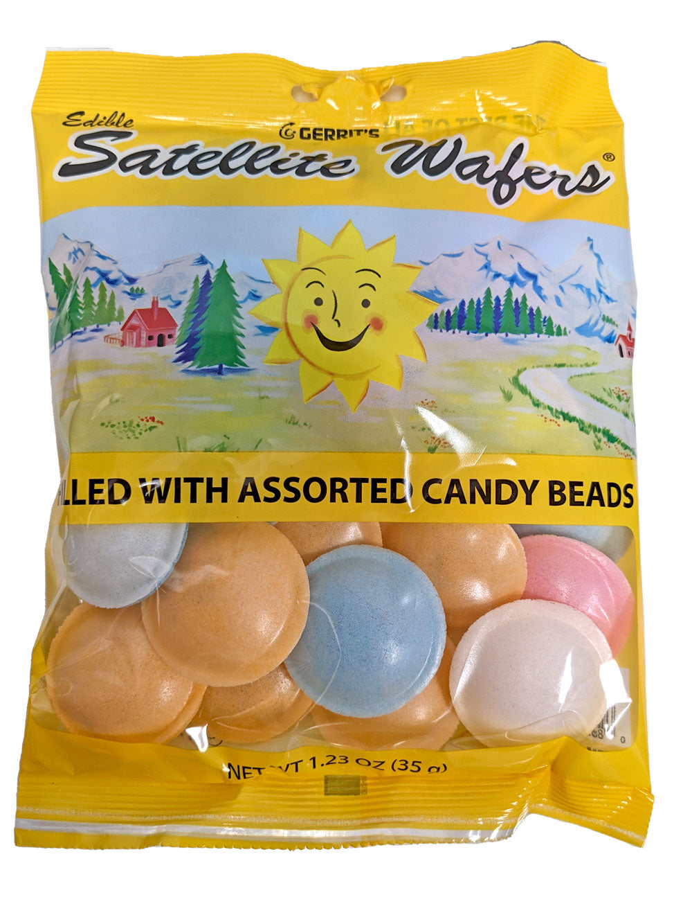 Satellite Wafer 1.23oz Bag or 12 Count Case — b.a. Sweetie Candy Store