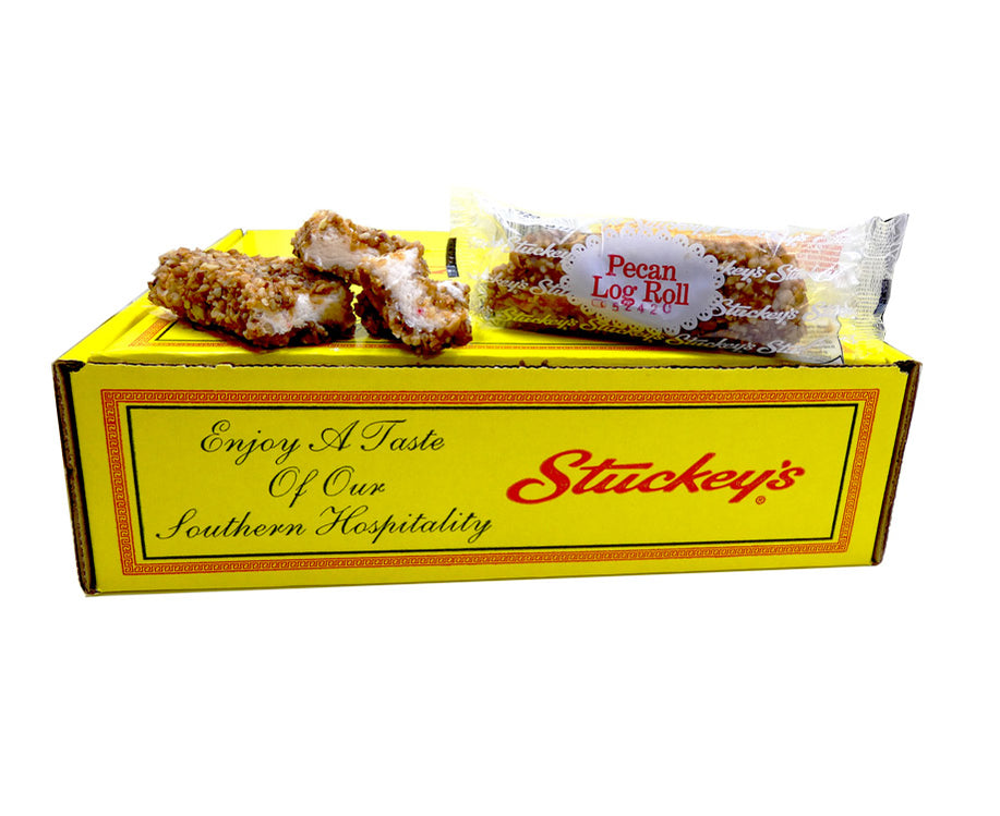 Stuckey's Pecan Log Roll 2oz Bar or 24 Count Box — b.a. Sweetie Candy Store
