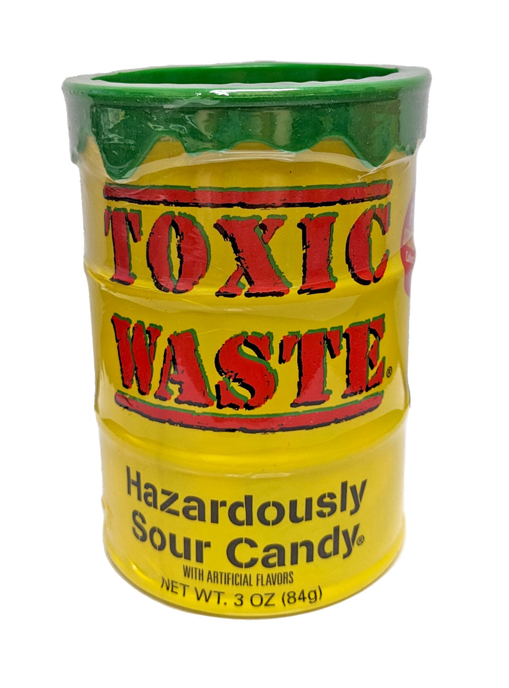 Toxic Waste Bank 3oz Drum Original Yellow — b.a. Sweetie Candy Store
