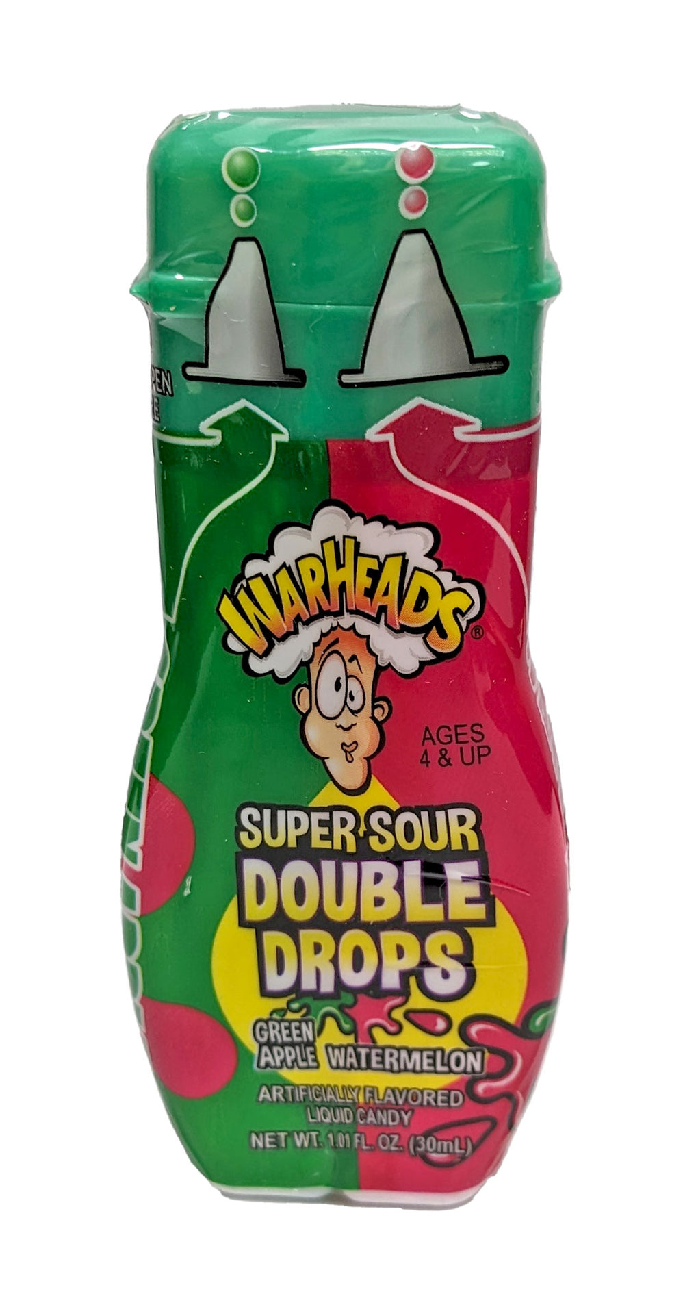 Warheads Double Drops 1.01oz Bottle Sour — b.a. Sweetie Candy Store