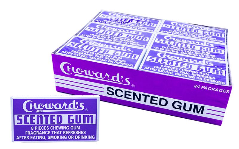 CHowards Scented Gum 24.8gr or 24 Count Box — b.a. Sweetie Candy Store