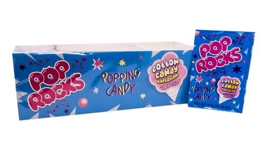 Pop Rocks Cotton Candy .33oz Pack or 24 Count Box — b.a. Sweetie Candy ...