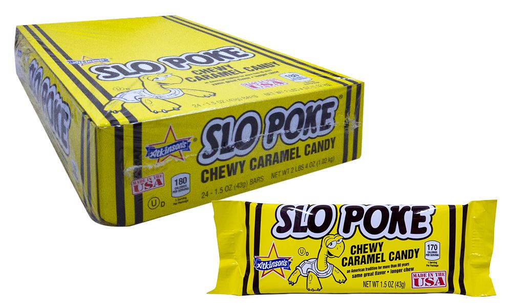 Slo Poke Bar 1.5oz or 24 Count Box — b.a. Sweetie Candy Store
