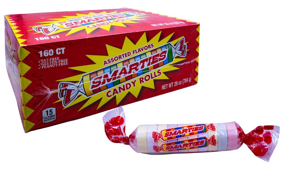 Smarties .167oz Roll 160 Count Box — b.a. Sweetie Candy Store