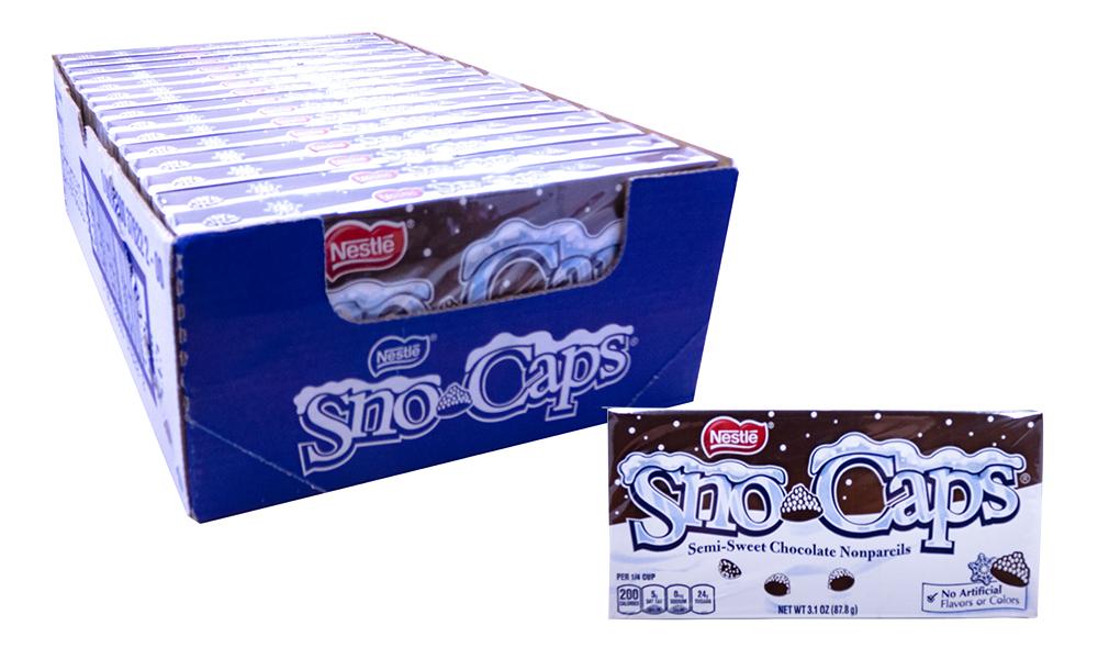 Sno Caps 3.1oz Theater Box or 15 Count Case — b.a. Sweetie Candy Store